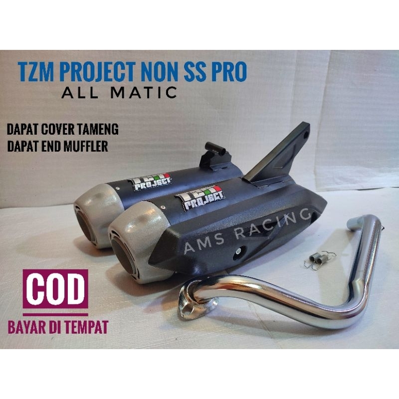 Jual Knalpot COPY TZM Project Untuk Motor all matic /all beat/all mio ...