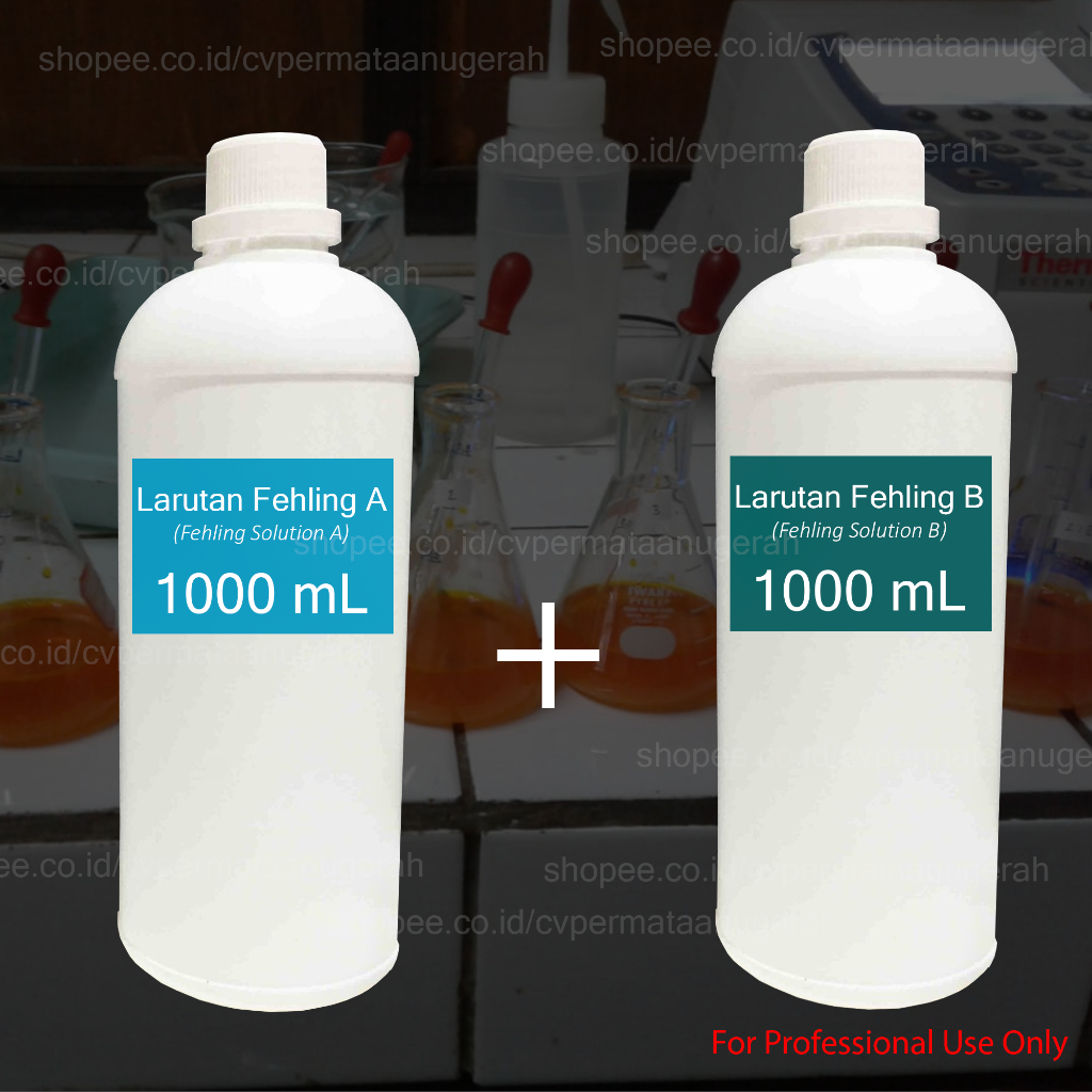 Jual Larutan Fehling A 1000 ml dan Larutan Fehling B 1000 ml / Reagen ...