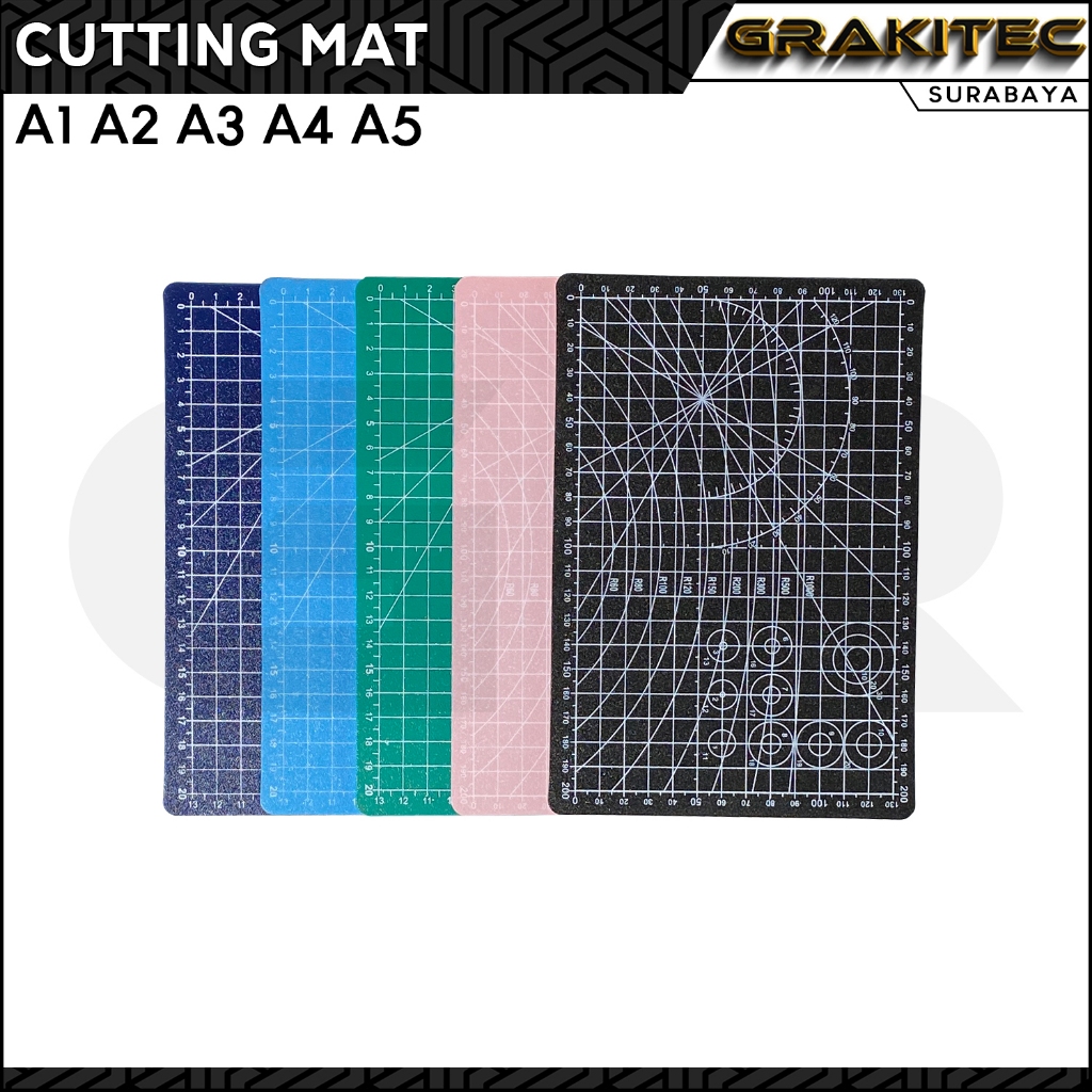 Jual Alas Potong Kertas ( Cutting Mat ) A3, A4, A5 Bahan PVC, Double-Side, Self Healing untuk ...