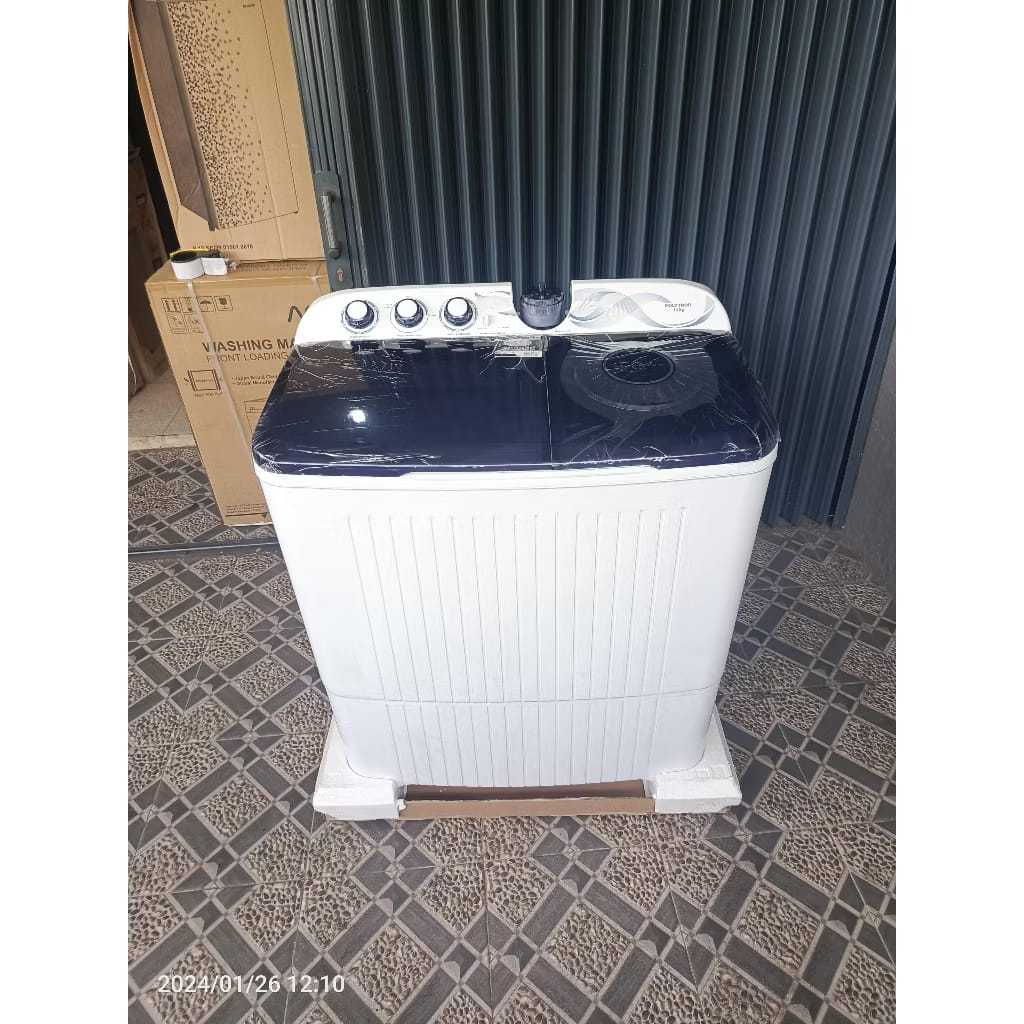 Jual Mesin Cuci 2 Tabung POLYTRON PWM 14038 Kapasitas Jumbo 14 KG ...