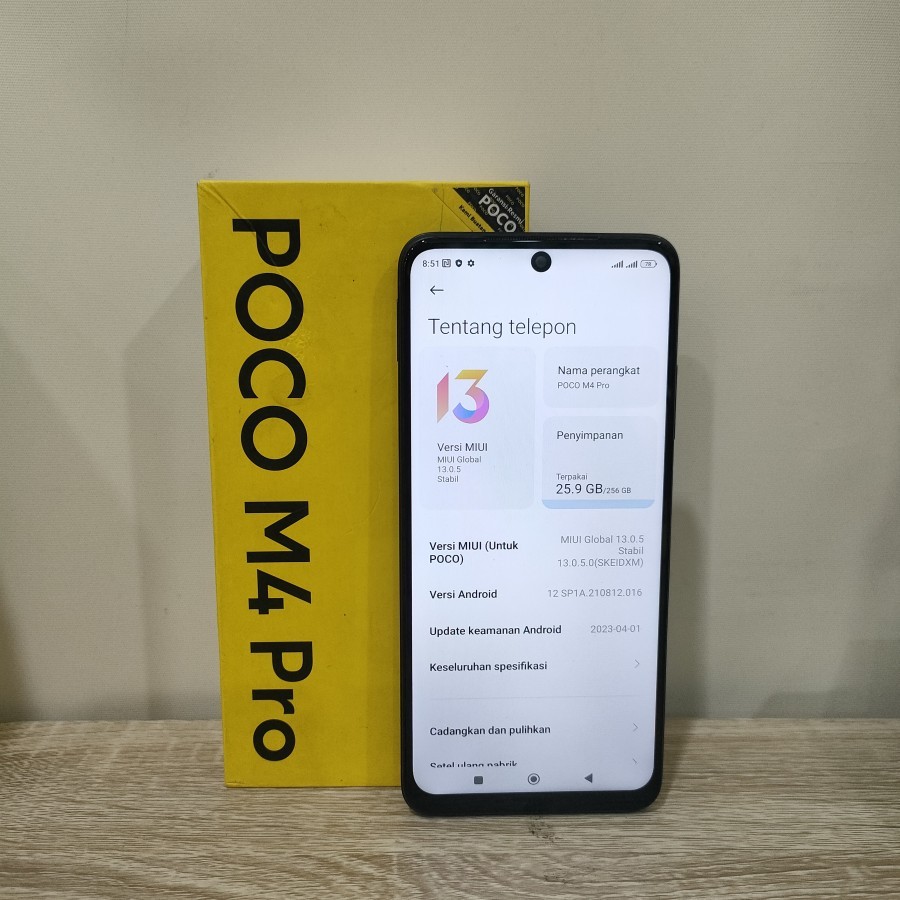 Jual Promo hp xiaomi poco m4 pro ram 8/256 komplit seken handphone ...