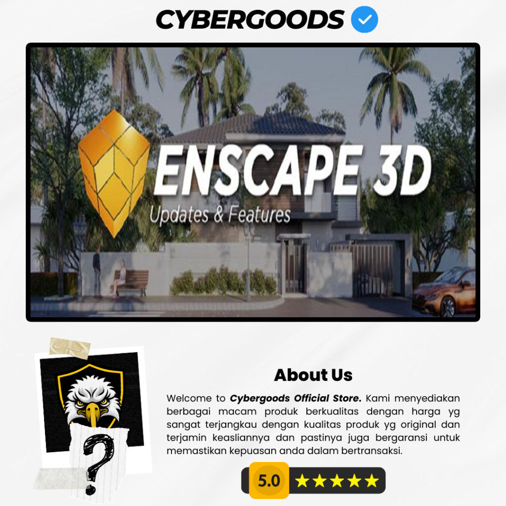 Jual Software Enscape 3D Pro Full Version Enscape3D Aplikasi Rendering Virtual Reality 3D Tools ...
