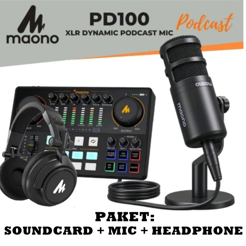 Jual Paket Maono AME2 Maonocaster E2 Soundcard Mixer Podcast Live ...