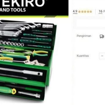Jual Tool Kit Set TEKIRO 45 pcs MT0978 Mechanic Tools Box Mekanik Perkakas | Shopee Indonesia