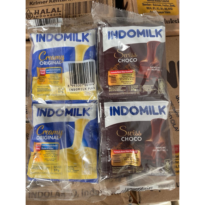 Jual Indomilk Kental Manis Sacet 37G ( 1 pack isi 6Sachet ) | Shopee ...