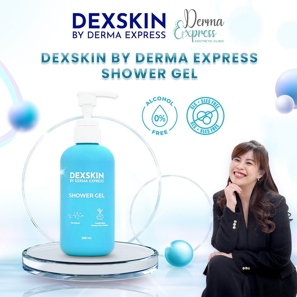 Jual DEXSKIN BY DERMA EXPRESS Shower Gel ( Sabun Mandi ) 230ml | Shopee ...