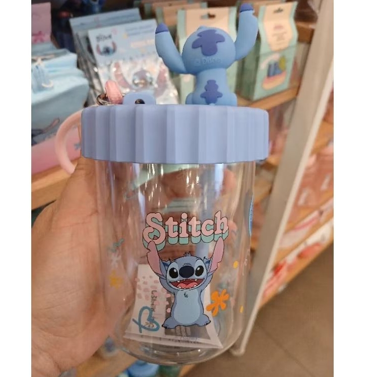 Jual Botol Minum Stitch Sedotan Tumbler Sanrio x Miniso Tumbler Sedotan ...