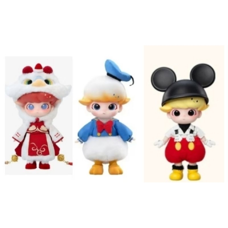 Jual pop mart DIMOO Auspicious Lion / Donald duck / Mickey mouse 1/8 ...