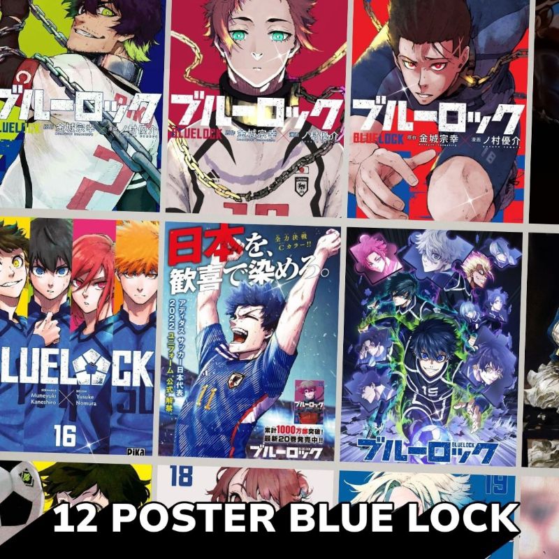 Jual POSTER BLUE LOCK- LENGKAP ISI 12 GAMBAR | Shopee Indonesia
