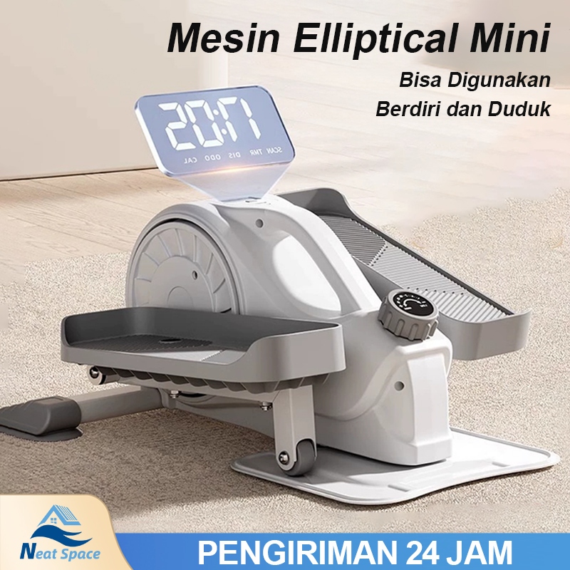 Jual 【Neat Space】Mini Elliptical Machine Walking Pad Stepper- Alat ...