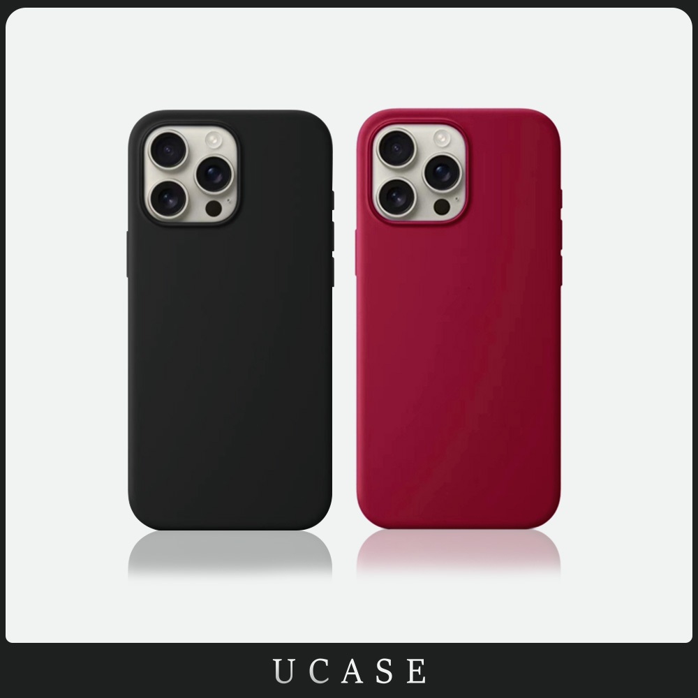 Jual UCASE Premium Silicone Full Cover Protective Case for IPhone 14 15 ...