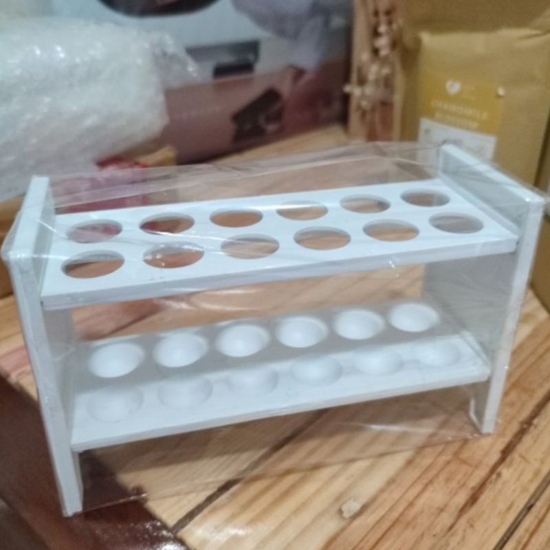 Jual Rak Tabung Reaksi Plastik Berkualitas 12 Lubang Diameter 17mm ...