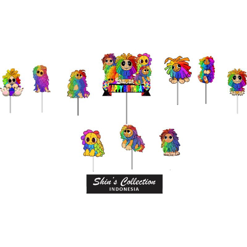 Jual Cake topper yarnaby solo Poppy playtime | Shopee Indonesia