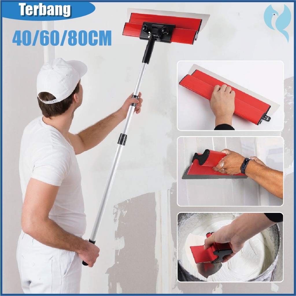 Jual 40/60/80cm Spatula Scraper Skimming Dinding Stainless / Alat ...