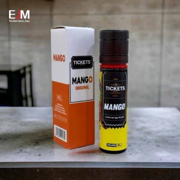 Jual TICKETS Mango 60ml by EJM Liquid Freebase | Shopee Indonesia