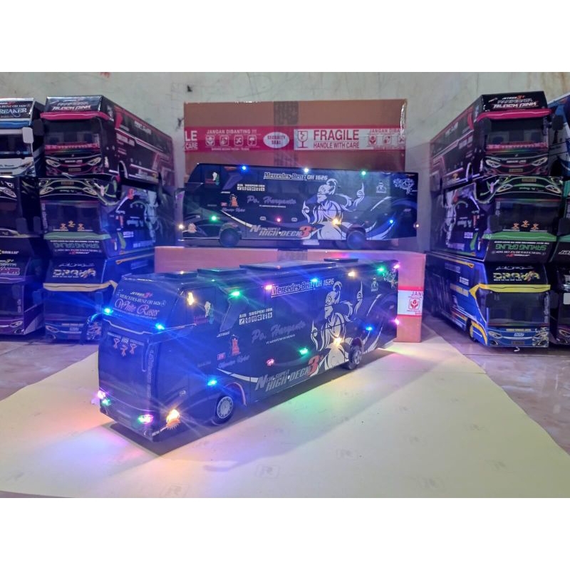 Jual PROMO MAINAN ANAK MINIATUR BUS TELOLET BASURI PO HARYANTO TERMURAH ...