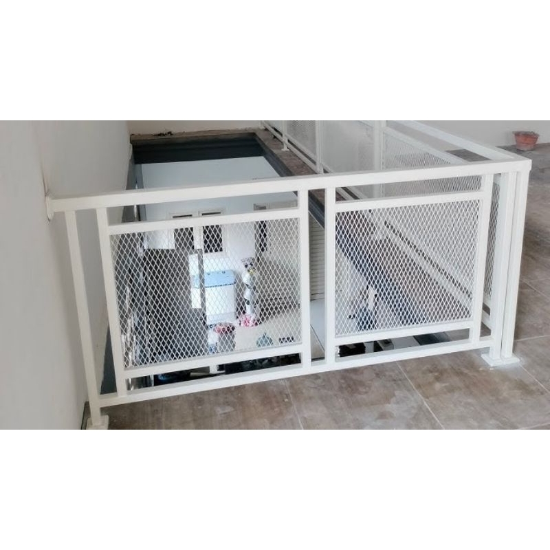 Jual RAILING BALKON MINIMALIS BESI HOLLO JARING EXANDA | Shopee Indonesia