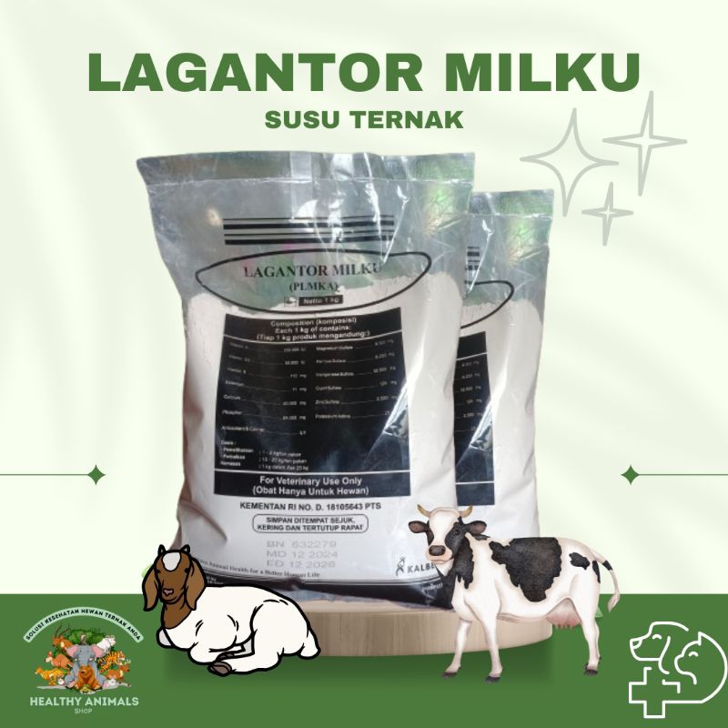 Jual LAGANTOR MILKU KALBE NETTO 1 KG UNTUK TERNAK - Premix Pakan Ternak ...