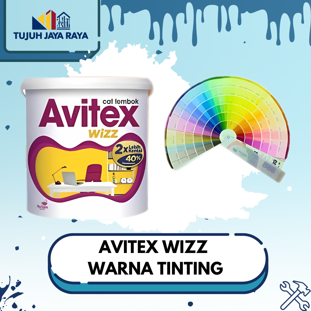 Jual Cat Tembok Avitex Wizz Interior 25 Kg / Spesial Request Warna ...