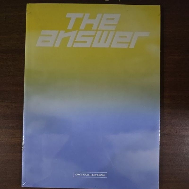 Jual Park Jihoon 6th Mini Album 'The Answer' sealed day ver | Shopee Indonesia