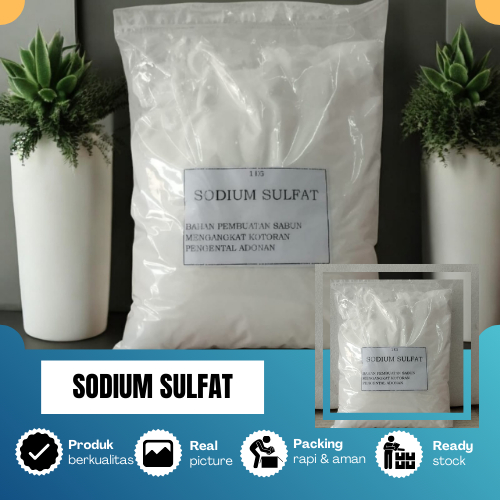 Jual Sodium Sulfat 1 Kg Natrium Sulfate Na2SO4 Ex IBR Filler Deterjen ...