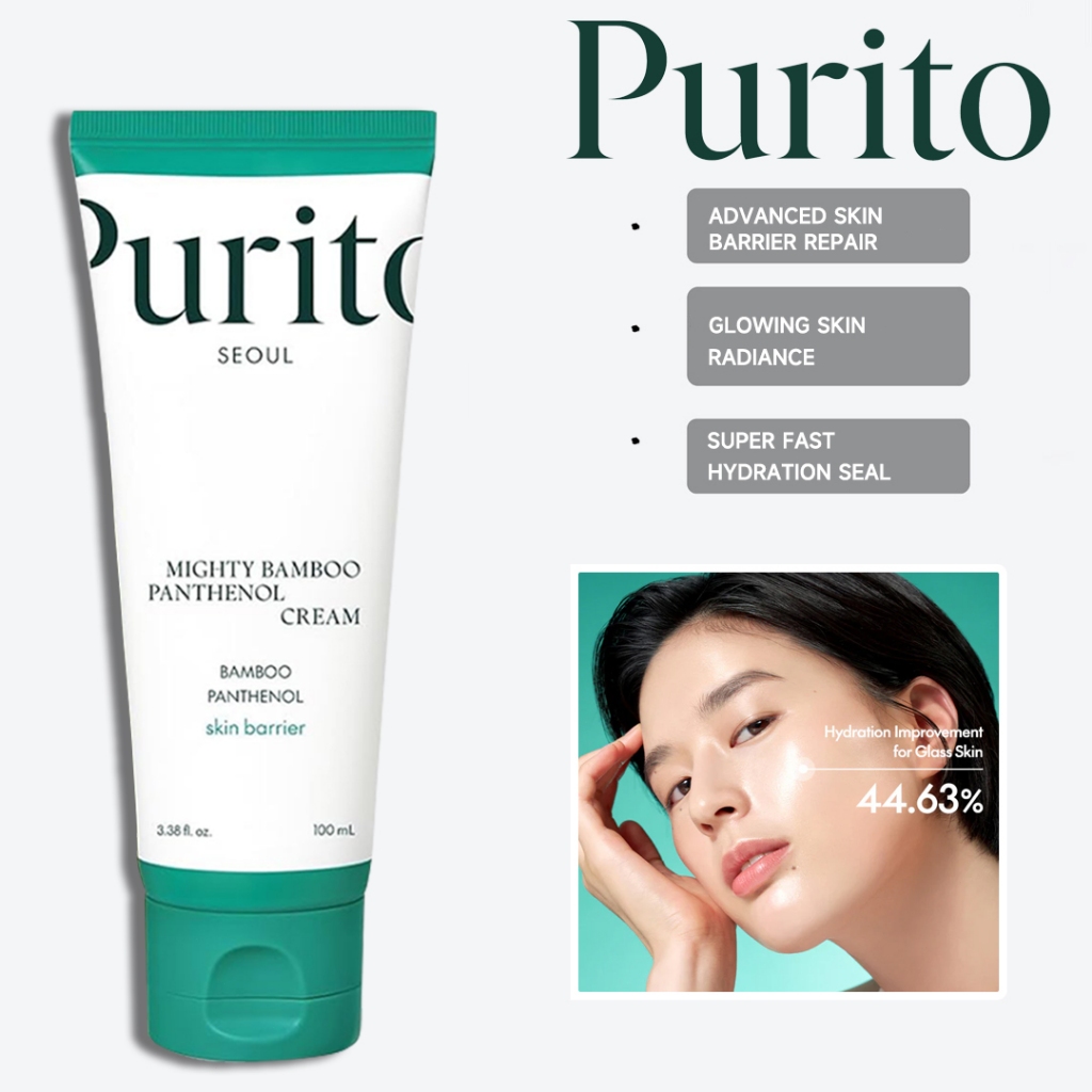 Jual PURITO MIGHTY BAMBOO Hydrating Panthenol Cream 100ml | Shopee Indonesia
