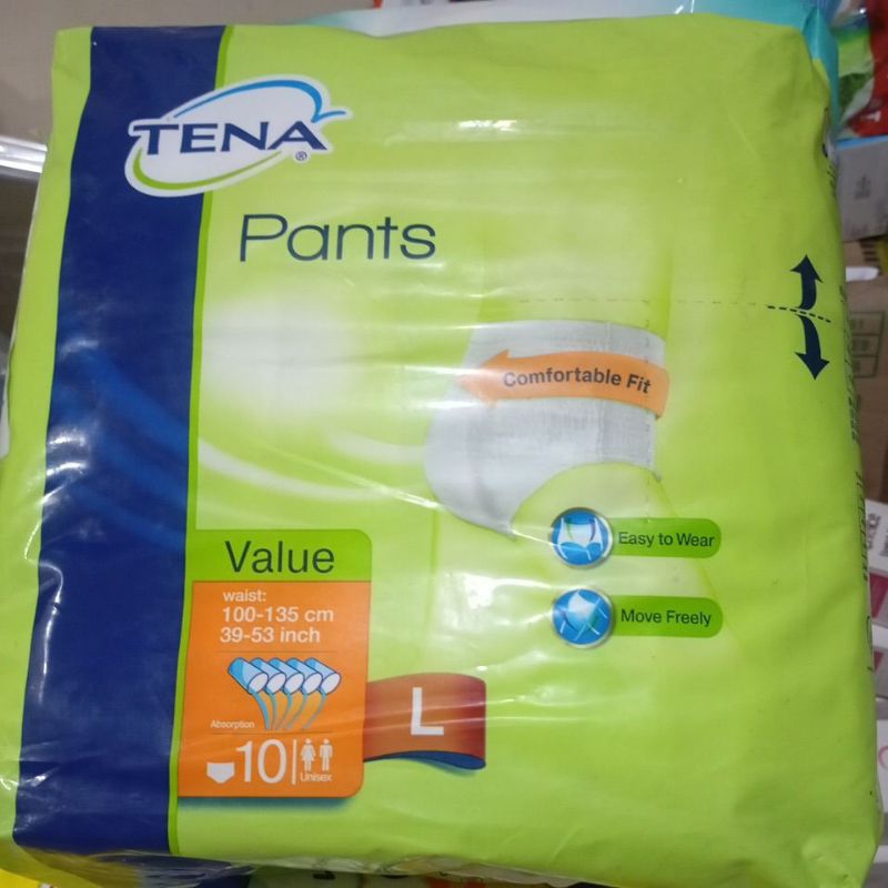 Jual Tena Pants Value ukuran L isi 10 pcs (Dewasa) | Shopee Indonesia