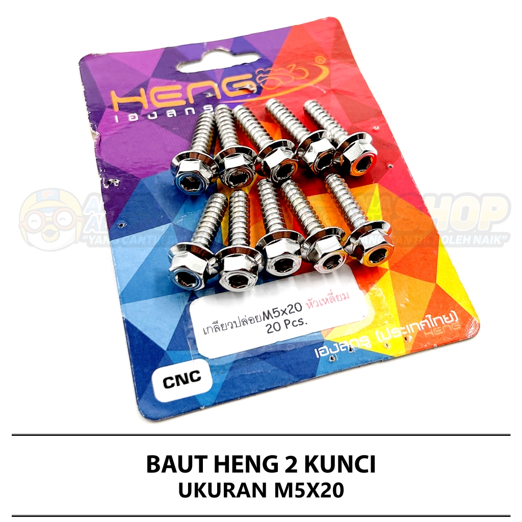 Jual Baut Probolt Cover Filter Udara Honda Heng 2 Kunci Stainless Vario ...