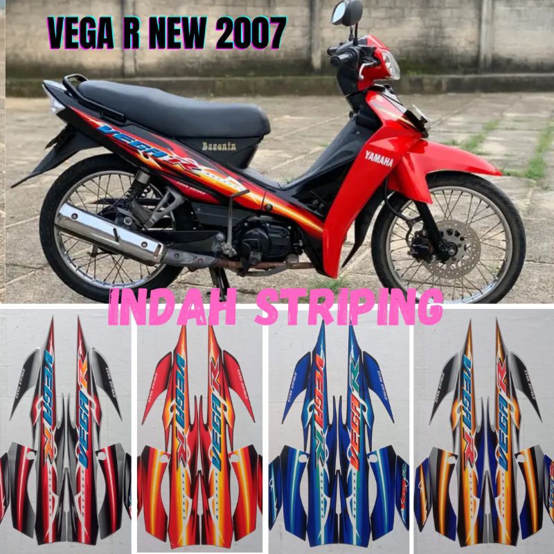 Jual Striping Stiker Lis Motor Vega R New Tahun 2007 Full Body ( sudah ...