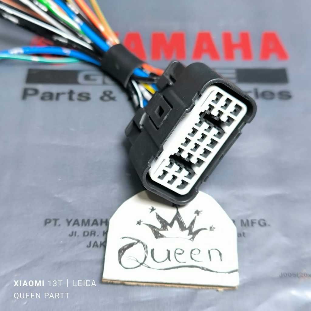 Jual kabel soket ECU socket ECU ECM pin 24 yamaha mio m3 mio z mio s ...