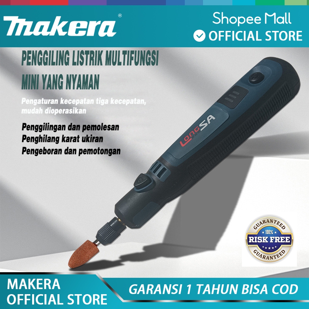 Jual Makera Bor Mini Grinder Set Cordless 3.6V Mini Drill Tuner Mesin ...