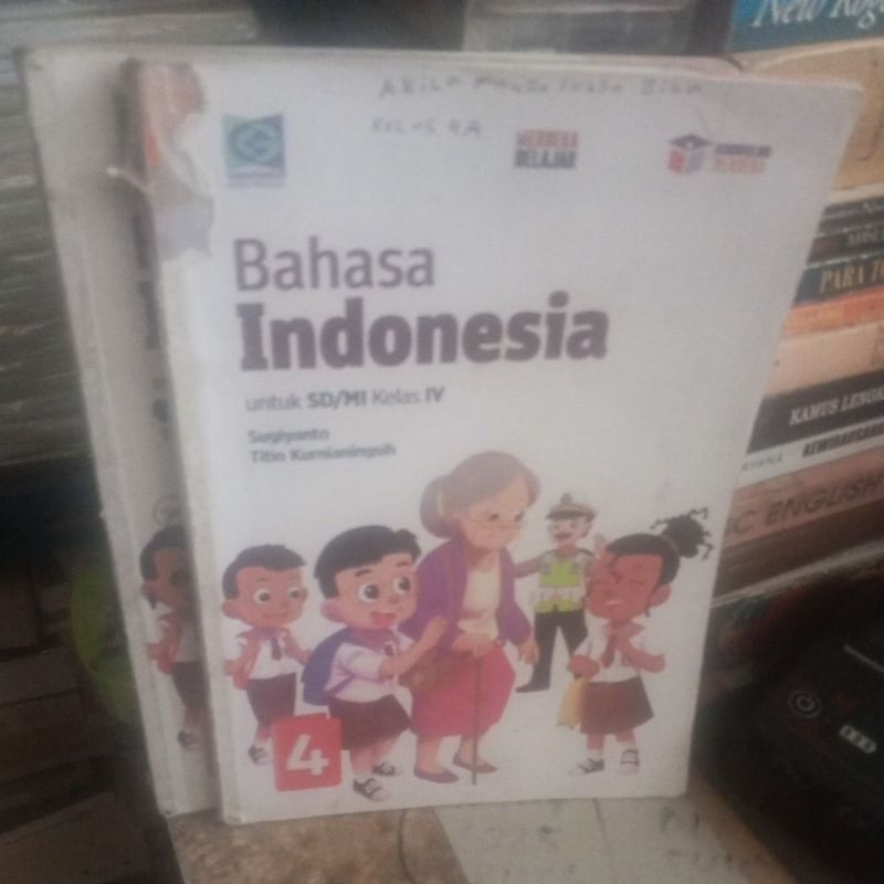 Jual BUKU BAHASA INDONESIA UNTUK SD/MI KELAS IV/4 KURIKULUM MERDEKA PENERBIT GRAFINDO | Shopee ...