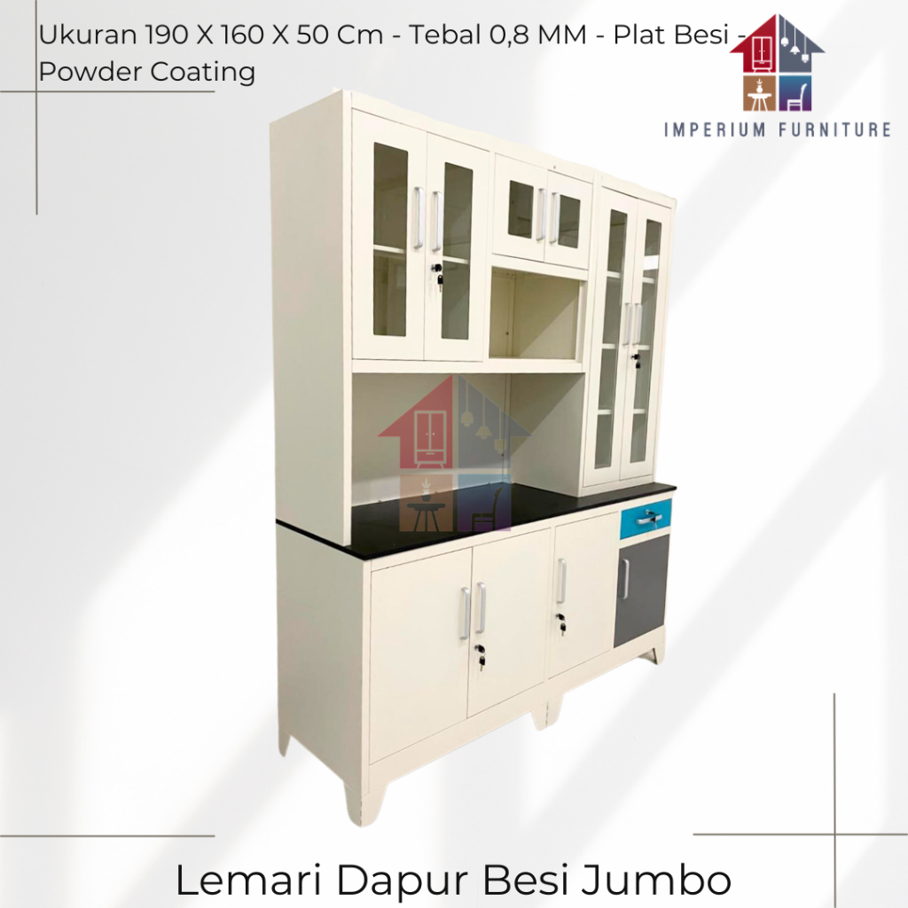 Jual Kitchen Cabinet Besi / Kitchen Set Besi / Lemari Dapur Besi ...