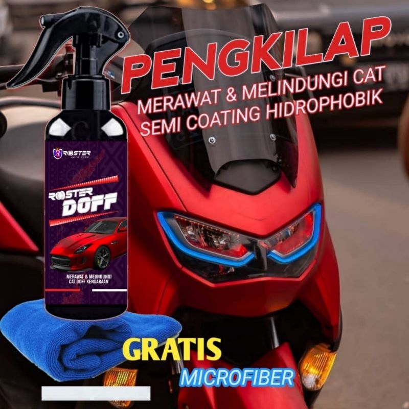 Jual Super Doff 100ml Bonus Lap Microfiber Pengkilap Body Motor Doff ...
