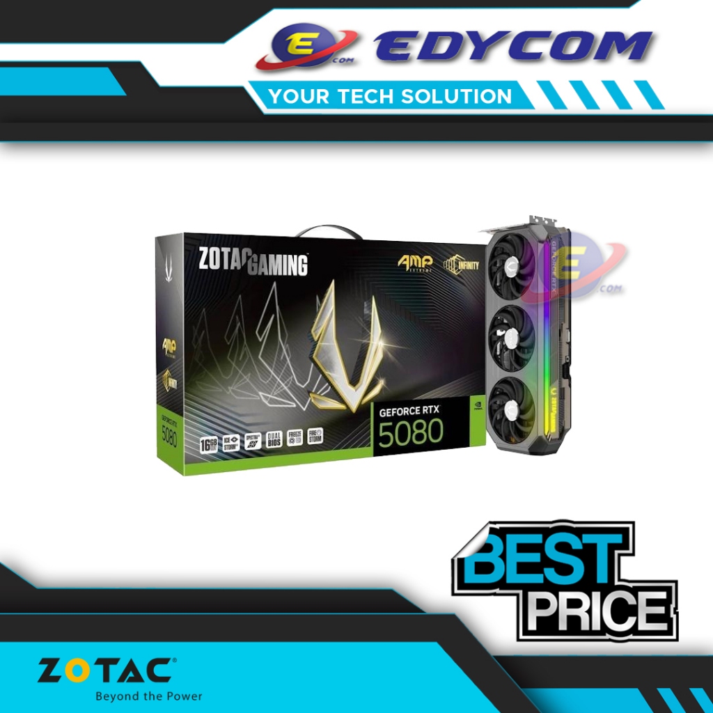 Jual ZOTAC GAMING GeForce RTX 5080 AMP EXTREME INFINITY 16GB GDDR7 ...