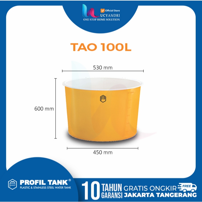 Jual PROFIL TANK TAO 100 Tangki Air Bak Terbuka | Shopee Indonesia