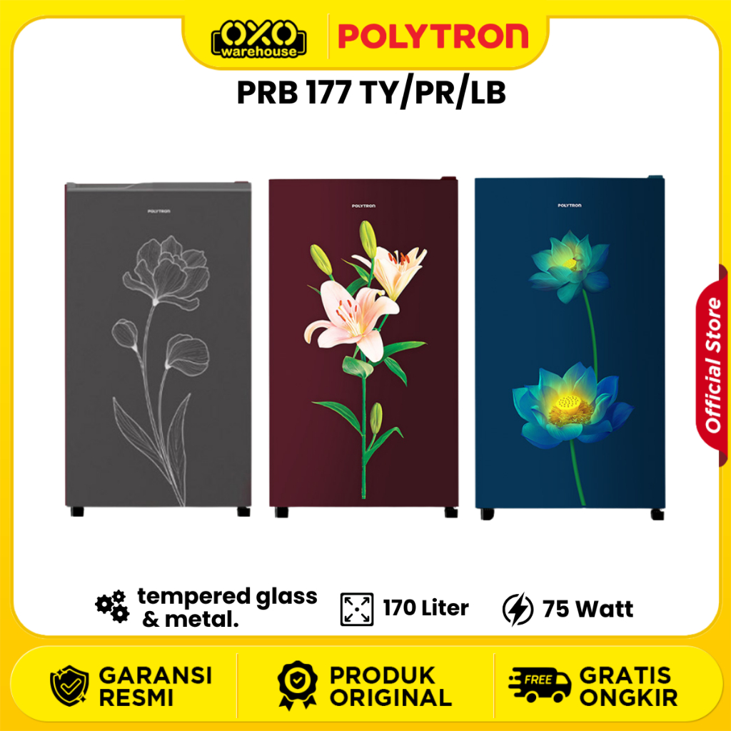 Jual POLYTRON REF 1 Door PRB-177PR Kulkas 1 Pintu Kapasitas 170 Liter ...