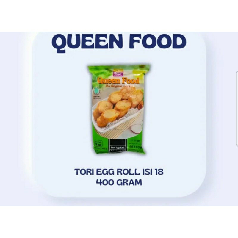 Jual Queen Food Tori Egg Roll 400g | Shopee Indonesia