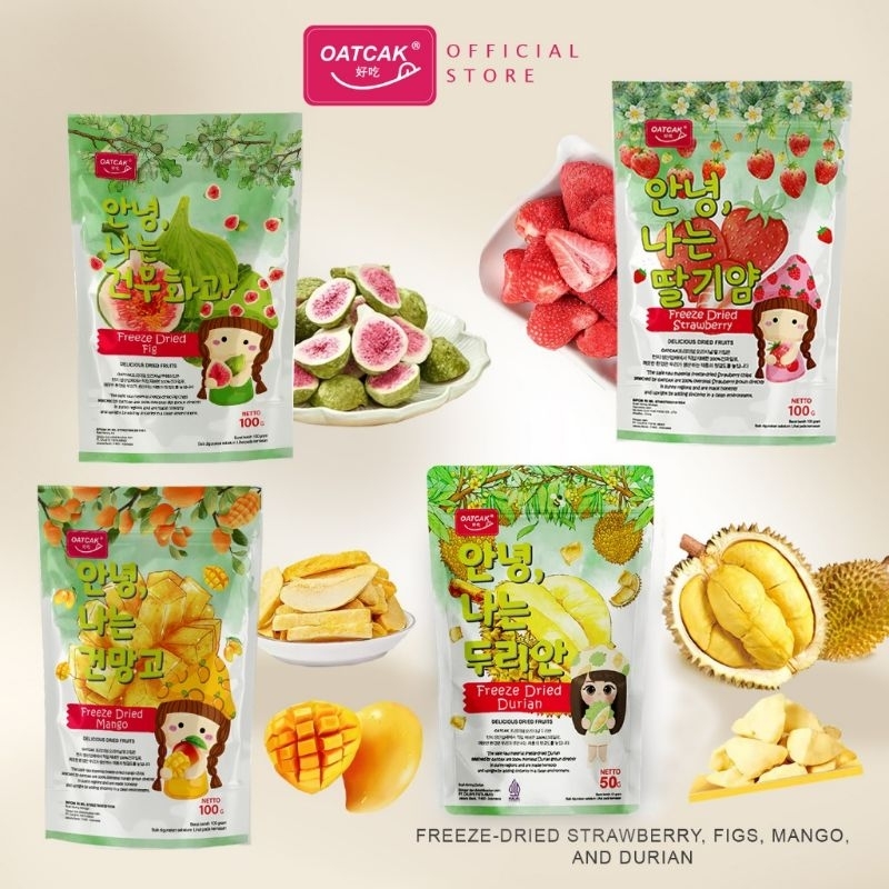 Jual OATCAK Adried Fruit / Freeze Fruit / Buah Kering Snack Korea Crispy Sweet IMPORT HALAL 100 ...
