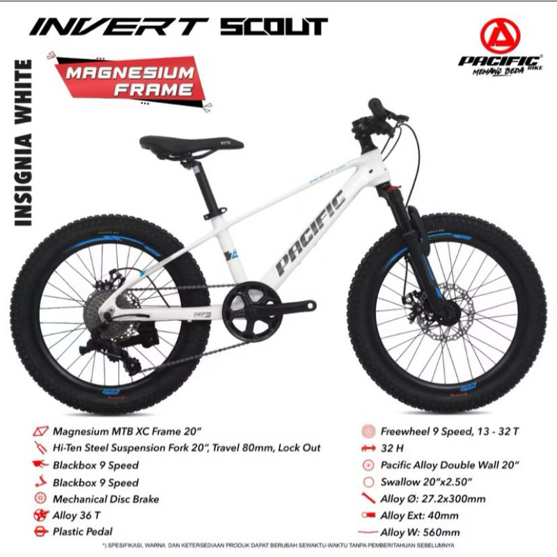 Jual Sepeda Pacific 20 Inch MTB INVERT SCOUT | Shopee Indonesia