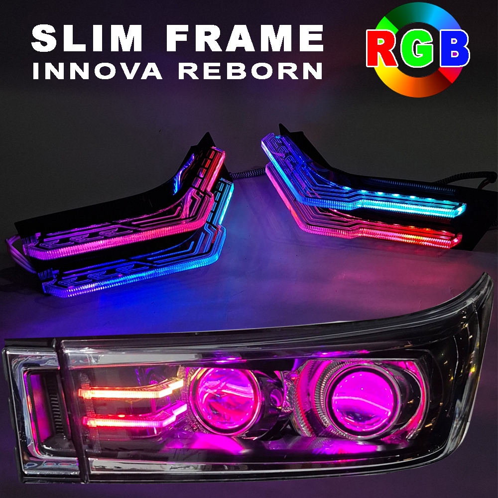 Jual 3D Slim Frame 2 Jari RGB Vahid | Premium 3D Slim Frame Lazy WRGB ...