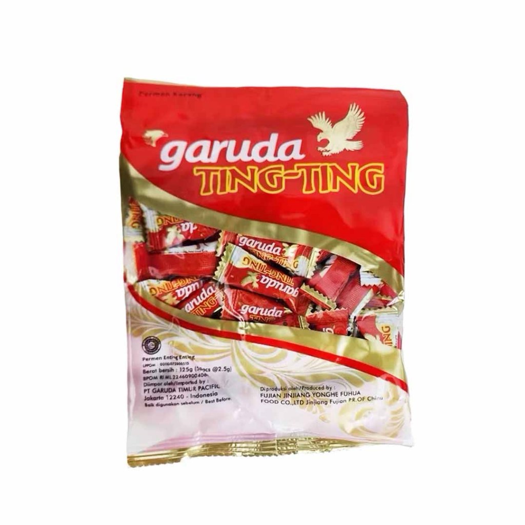 Jual PERMEN KACANG GARUDA TING TING [ 1 BUNGKUS ISI 50 PCS @2.5G ...