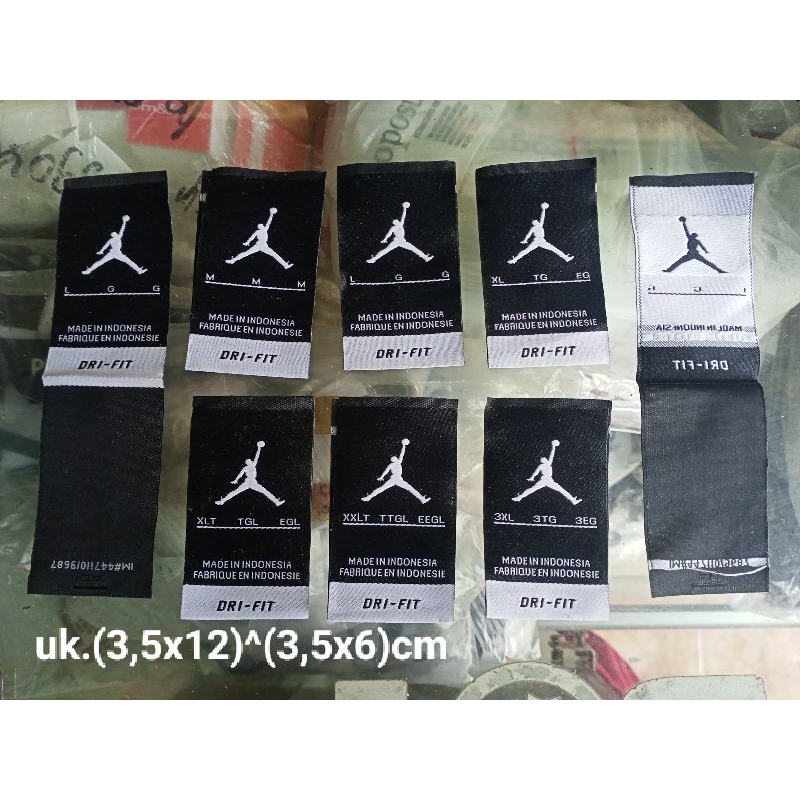 Jual label merek brand merek label (logo size) label tag nike | Shopee ...