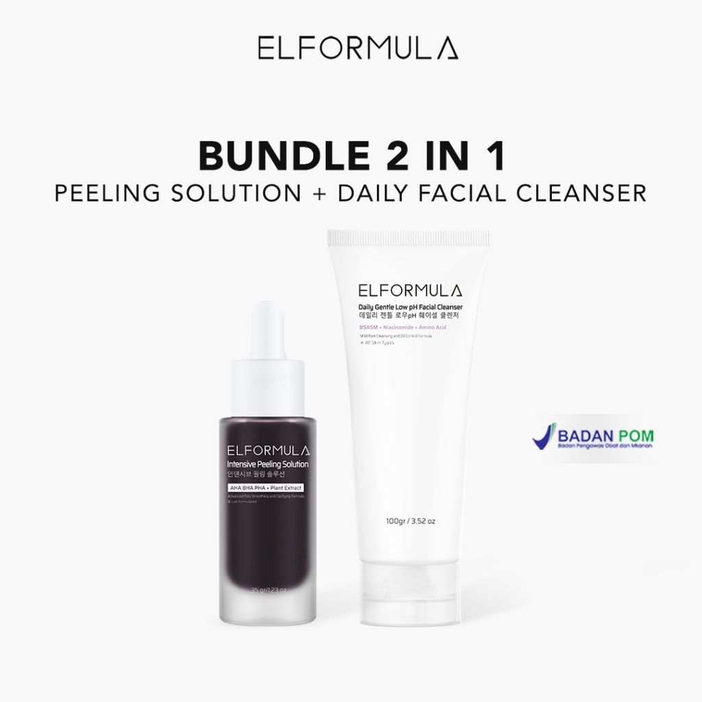 Jual ELFORMULA Bundle 2in1 - Daily Gentle Low pH Facial Cleanser Facial ...