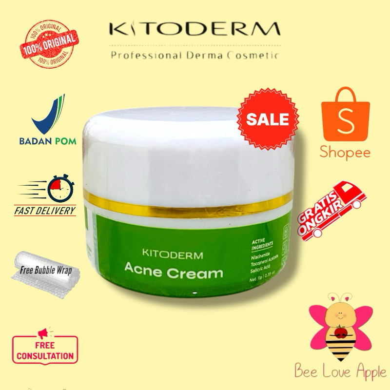 Jual Kitoderm Acne Cream | Shopee Indonesia