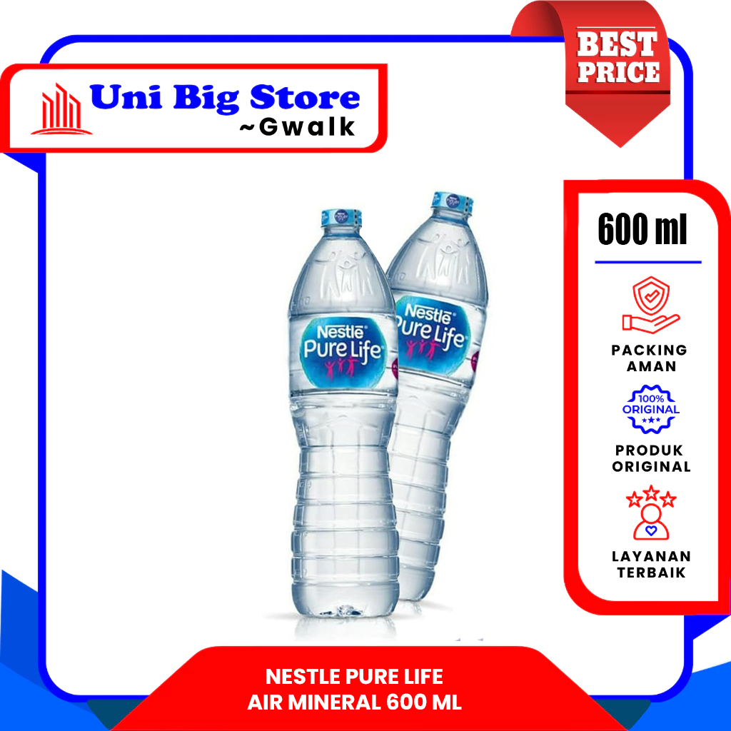 Jual AIR MINERAL NESTLE PURE LIFE BOTOL - 1500 ml | Shopee Indonesia