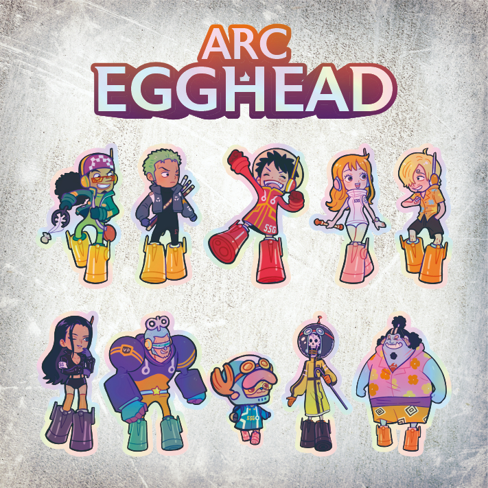 Jual STICKER HOLOGRAM CREW STRAW HAT PIRATE ARC EGGHEAD ANIME ONE PIECE ...