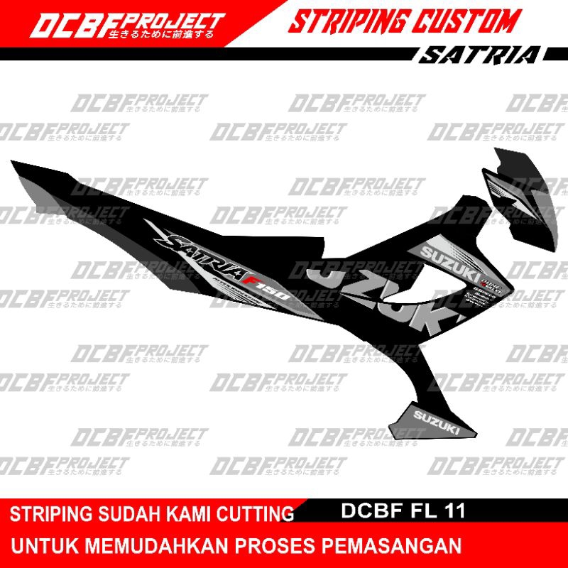 Jual STRIPING CUSTOM SATRIA FU FACELIFT DESAIN ORGINAL | Shopee Indonesia