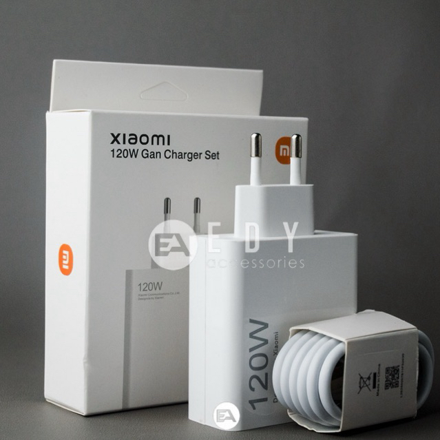 Jual Charger Xiaomi 120 Watt With Cable 6A HyperCharge Fast Charging ...