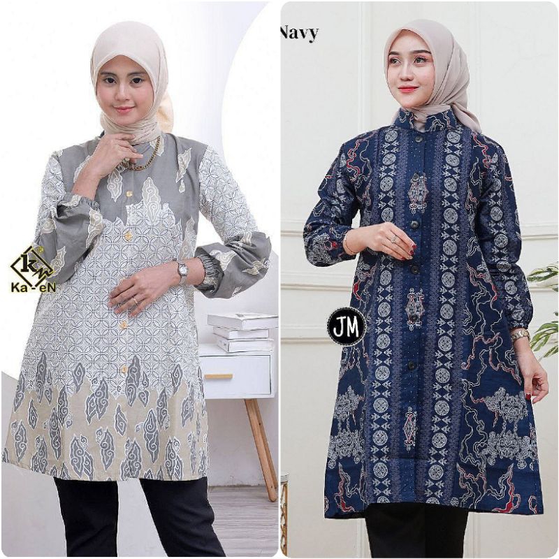 Jual Tunik batik | Tunik batik wanita | Tunik batik kantor | Tunik batik modern | Baju tunik ...